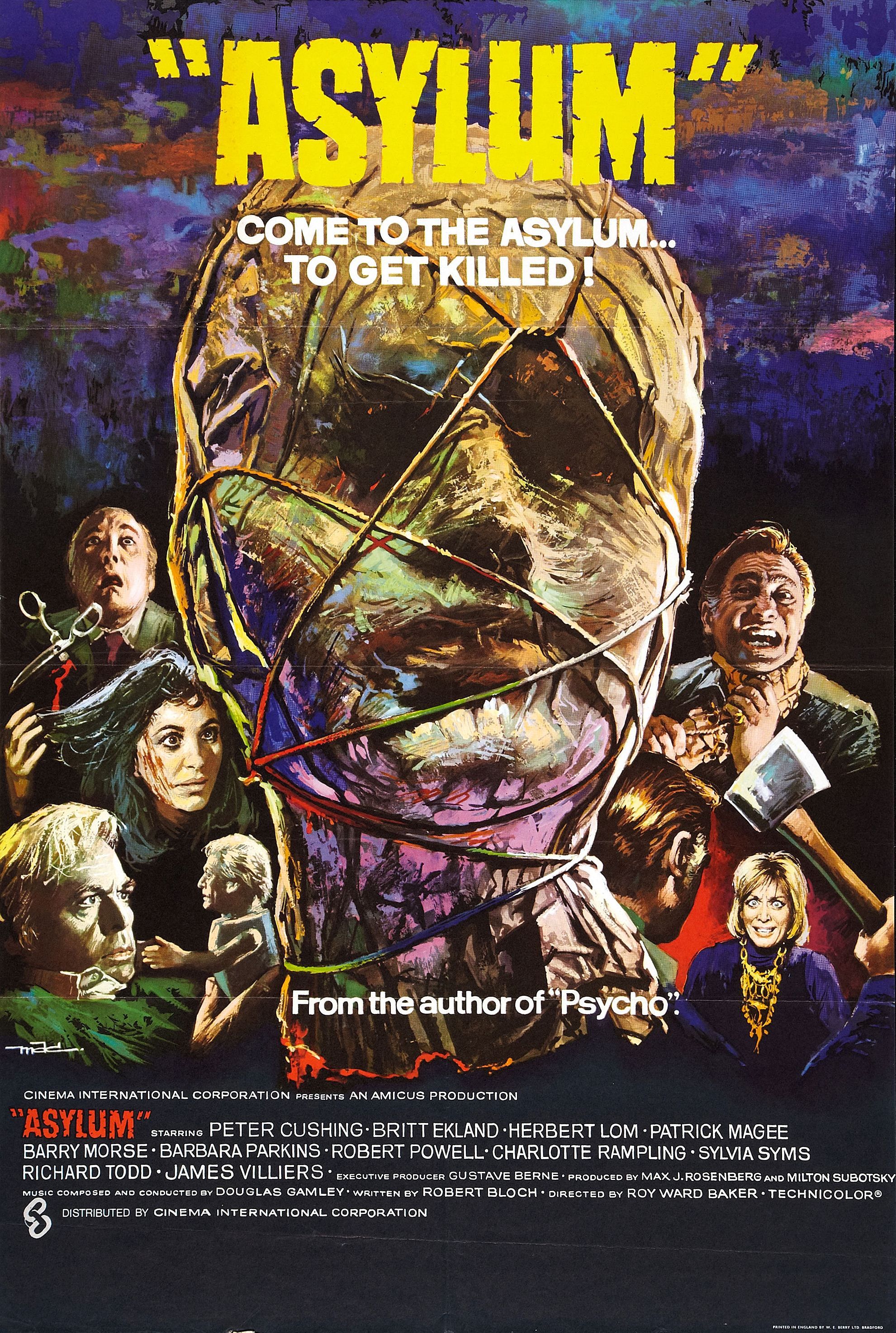 Asylum 1972 DVD – The Old Movie Shop