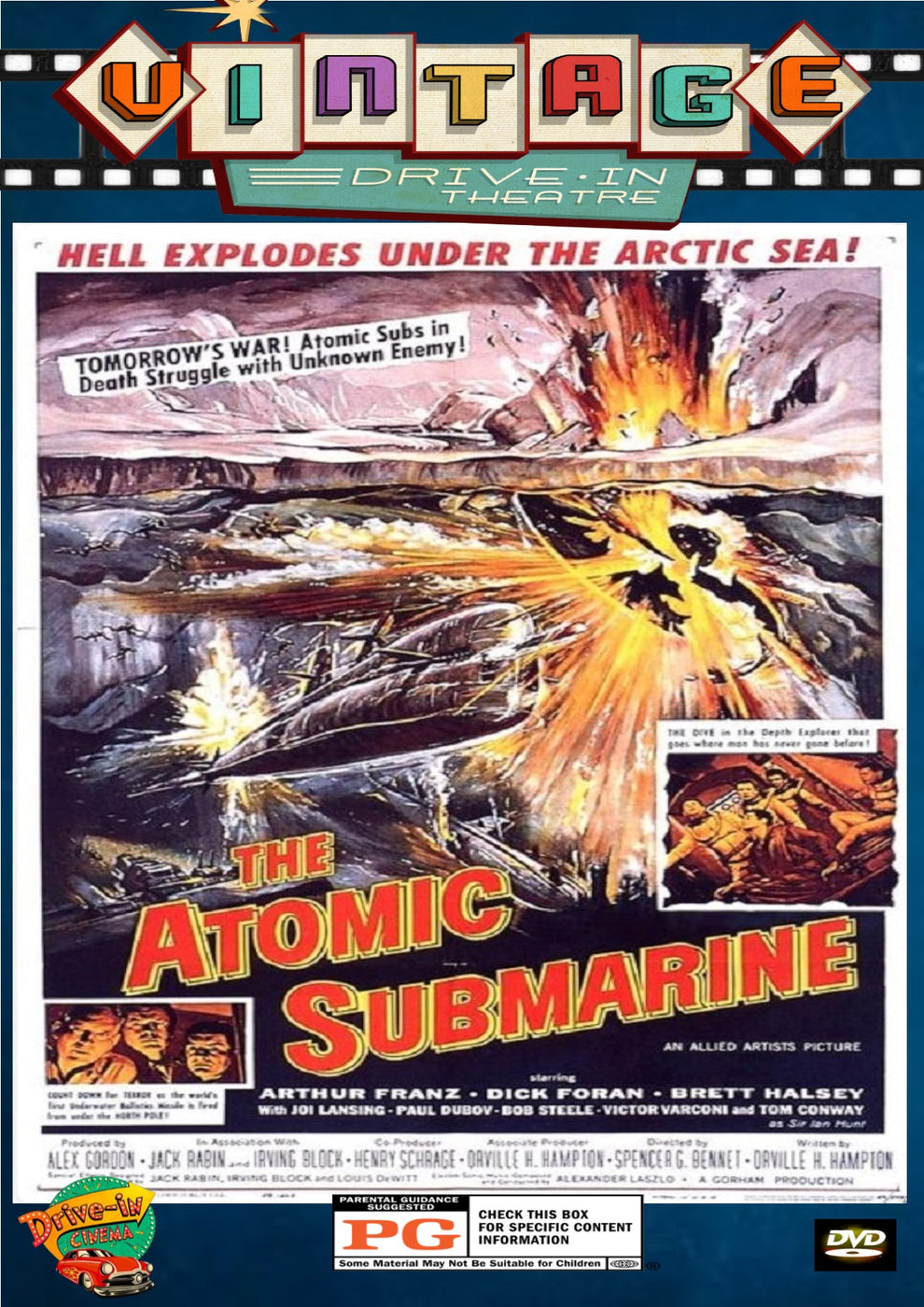 The Atomic Submarine 1959 DVD – The Old Movie Shop