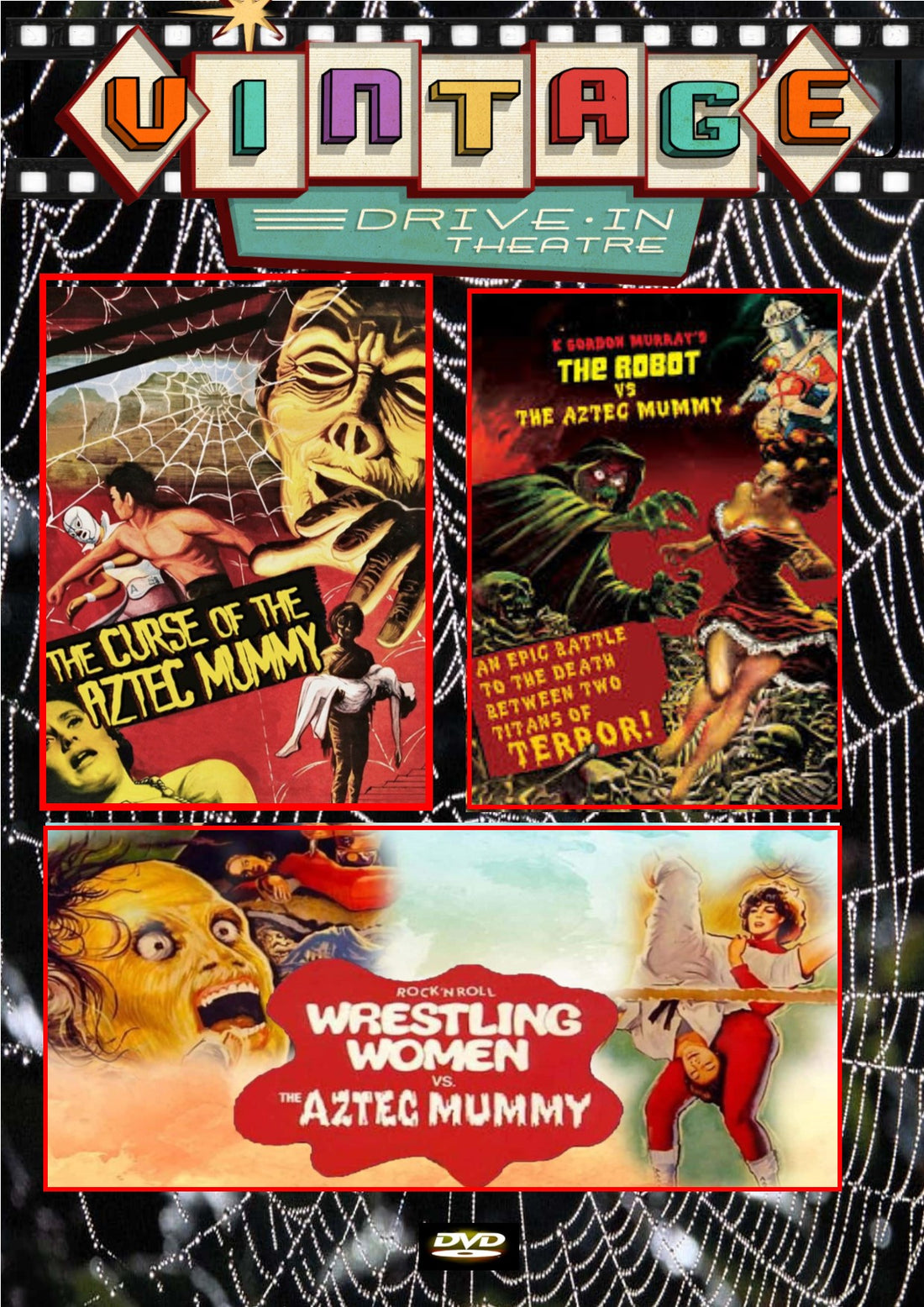 The Aztec Mummy Trilogy 1957 - 1964 DVD – The Old Movie Shop