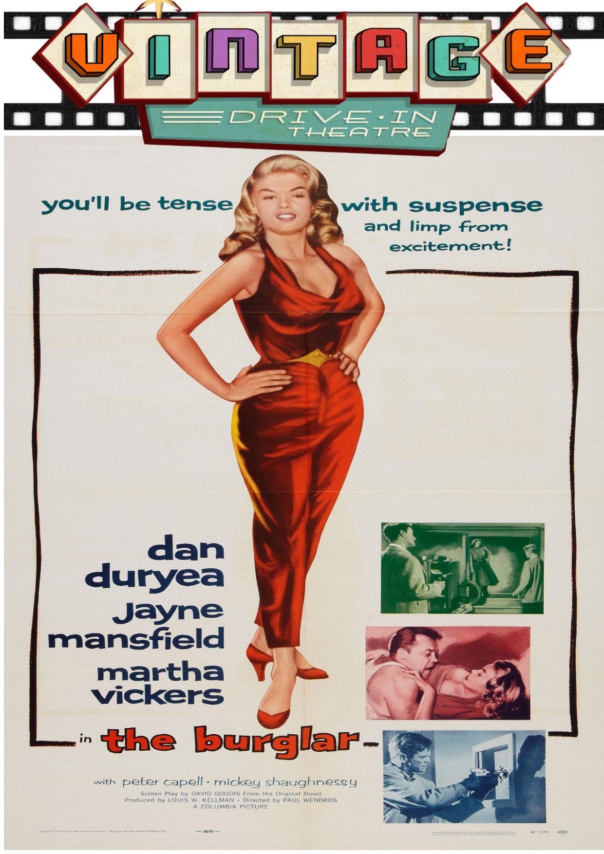 The Burglar 1957 DVD – The Old Movie Shop
